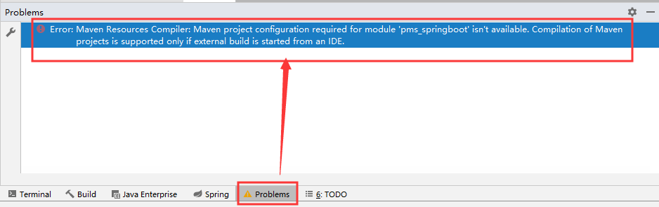 报错:Maven Resources Compiler: Maven project configuration required for module 'xxx' isn't ...