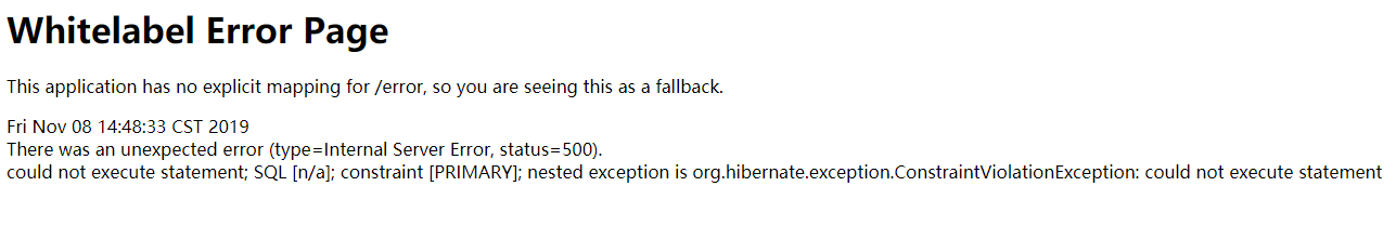 JPA插入数据时报错（could not execute statement） - 灰信网（软件开发博客聚合）