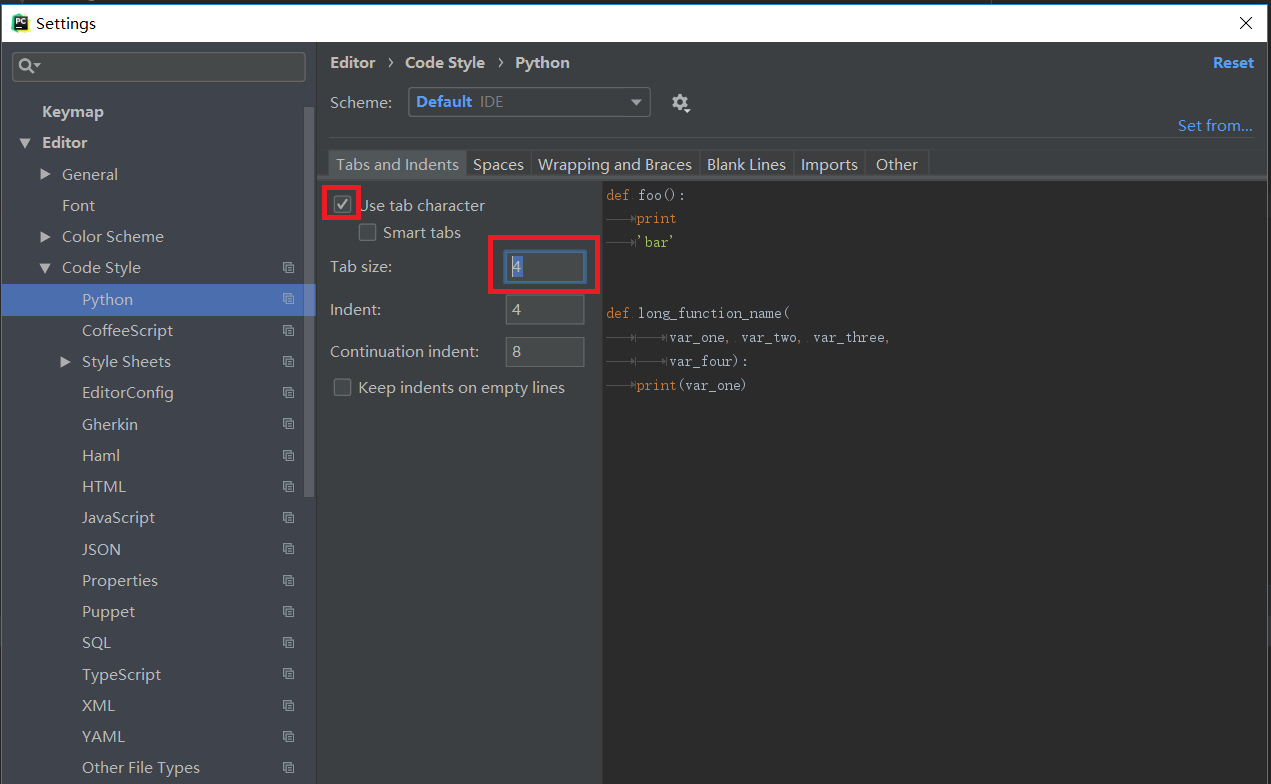 PyCharm如何让一个tab键代替4个空格键_pycharm4个空格换成tab-CSDN博客