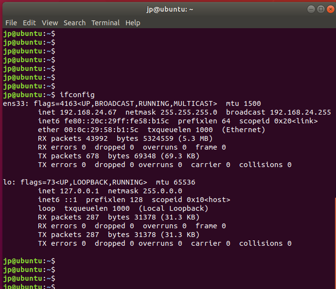 虚拟机Ubuntu 18.04配置固定IP地址（ens33网卡，eth0也一样）ping百度_ubuntu 虚拟机 网卡配置ip 18.04-CSDN博客