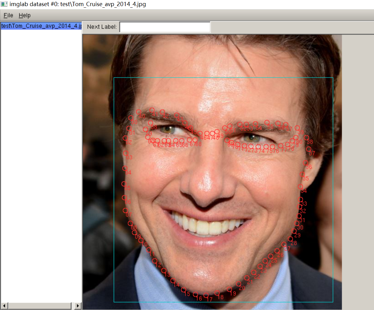 基于Dilb库 训练自己的68点人脸特征点检测_68个面部特征点vahid k-CSDN博客