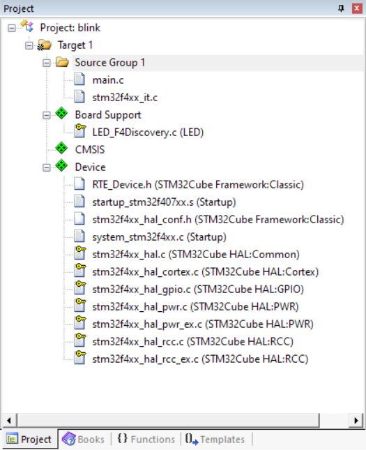 使用Keil RTE完成基于STM32F407-DISC1开发板的LED闪烁_用stm32f407芯片的充电桩系统源码-CSDN博客