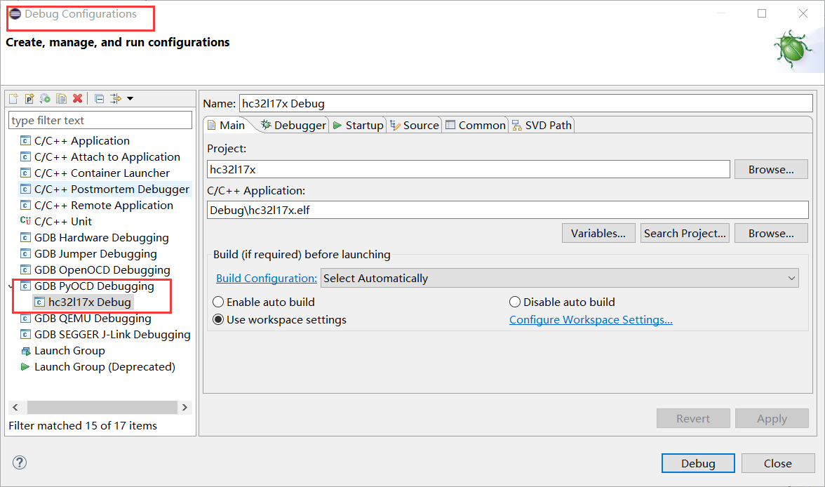 eclipse + armgcc + pyocd(CMSIS-DAP) 进行嵌入式MCU Debug_pyocd调试 华大芯片-CSDN博客