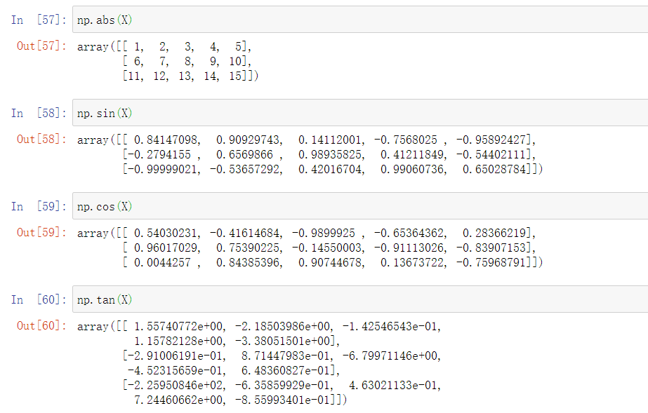 Python3机器学习经典算法与应用之numpyarray运算numpy元素绝对值 Csdn博客 6758