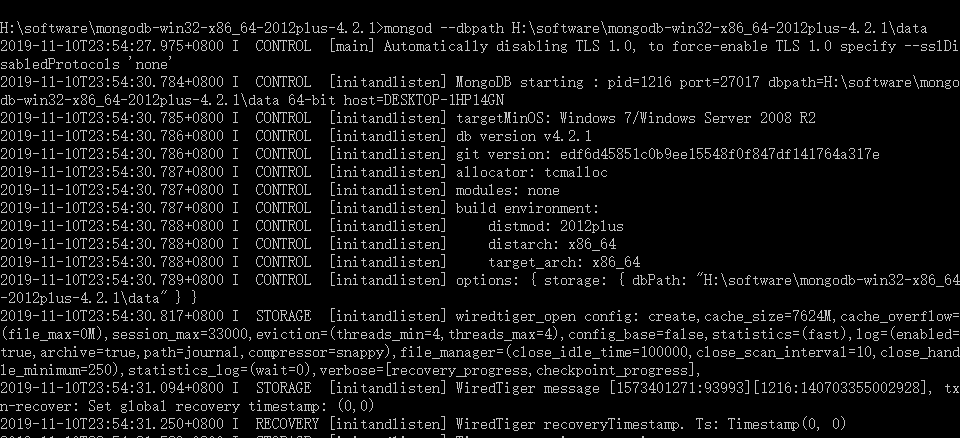 mongoDB windows zip 压缩包安装_mongodb 4.2.0-rc6下载带系统库文件的压缩包-CSDN博客
