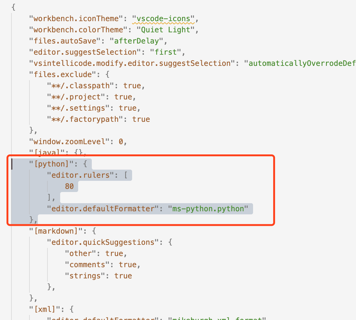 vscod 设置 80 标尺线_vs code 80行-CSDN博客