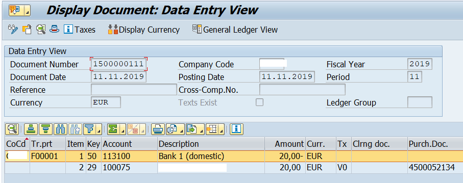 一种不会更新到ACDOCA中的财务凭证_noted items-CSDN博客