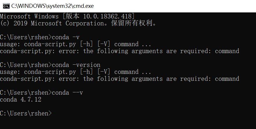 Anaconda3conda Scriptpy Error The Following Arguments Are Required 