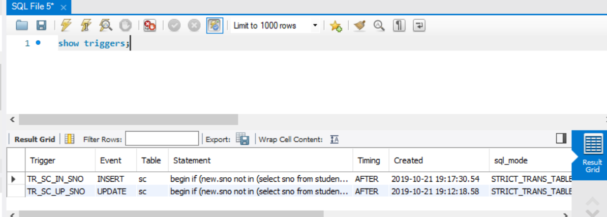 数据库实验9 SQL语言-触发器的基本操作_如果学号不唯一则显示添加失败的触发器-CSDN博客