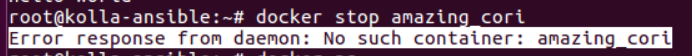 Error Response From Daemon No Such Container Amazingcori Csdn博客 