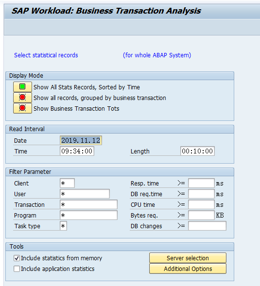 查询SAP某个事物代码执行的时间_sap怎么看sicf发布的服务执行时间-CSDN博客