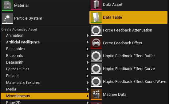 读取excel数据表的使用 Datatable 【ue4】【buleprint】 Ue4打印excal Csdn博客