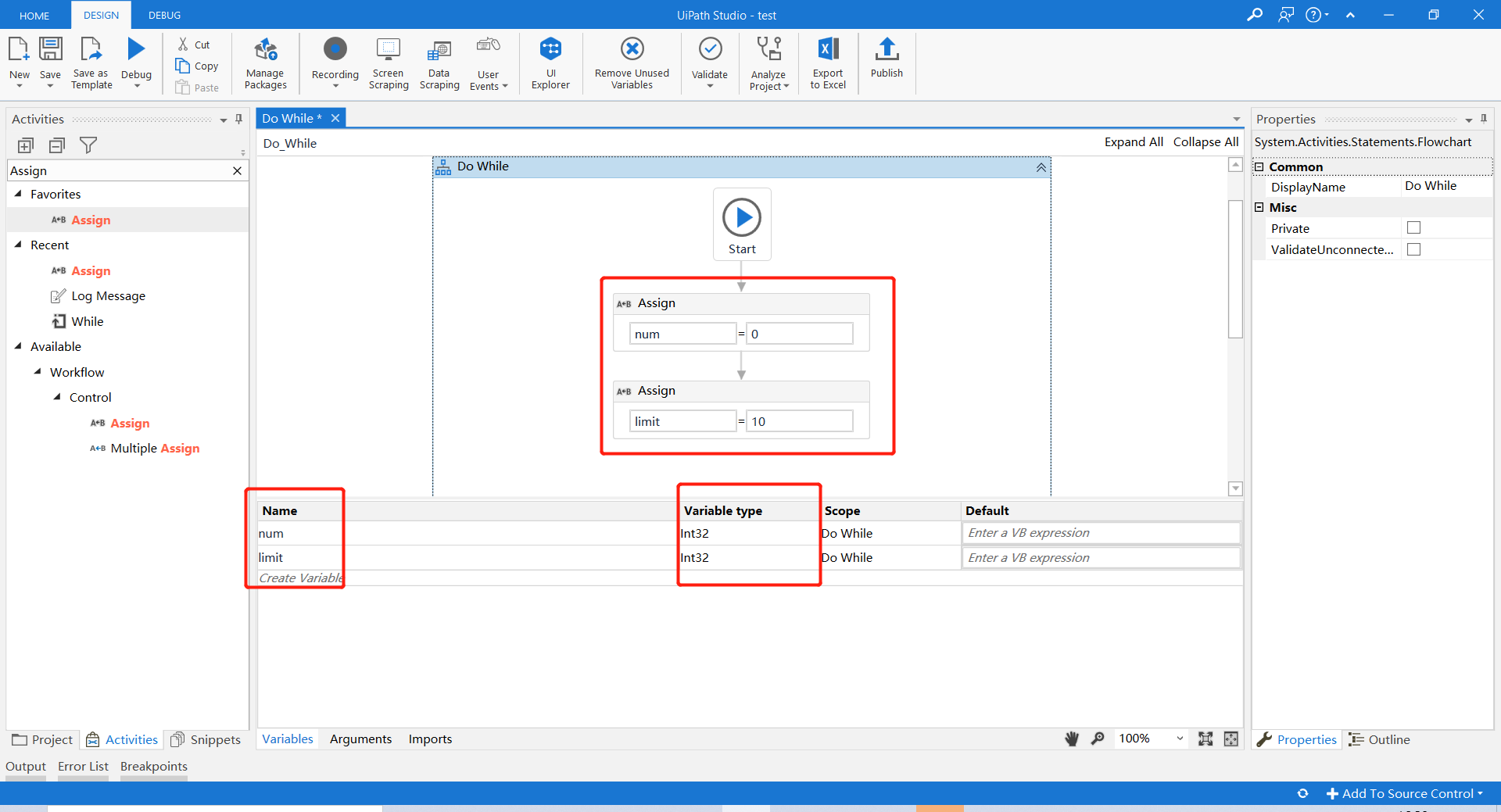 UiPath循环活动Do While的介绍和使用_uipath do while-CSDN博客