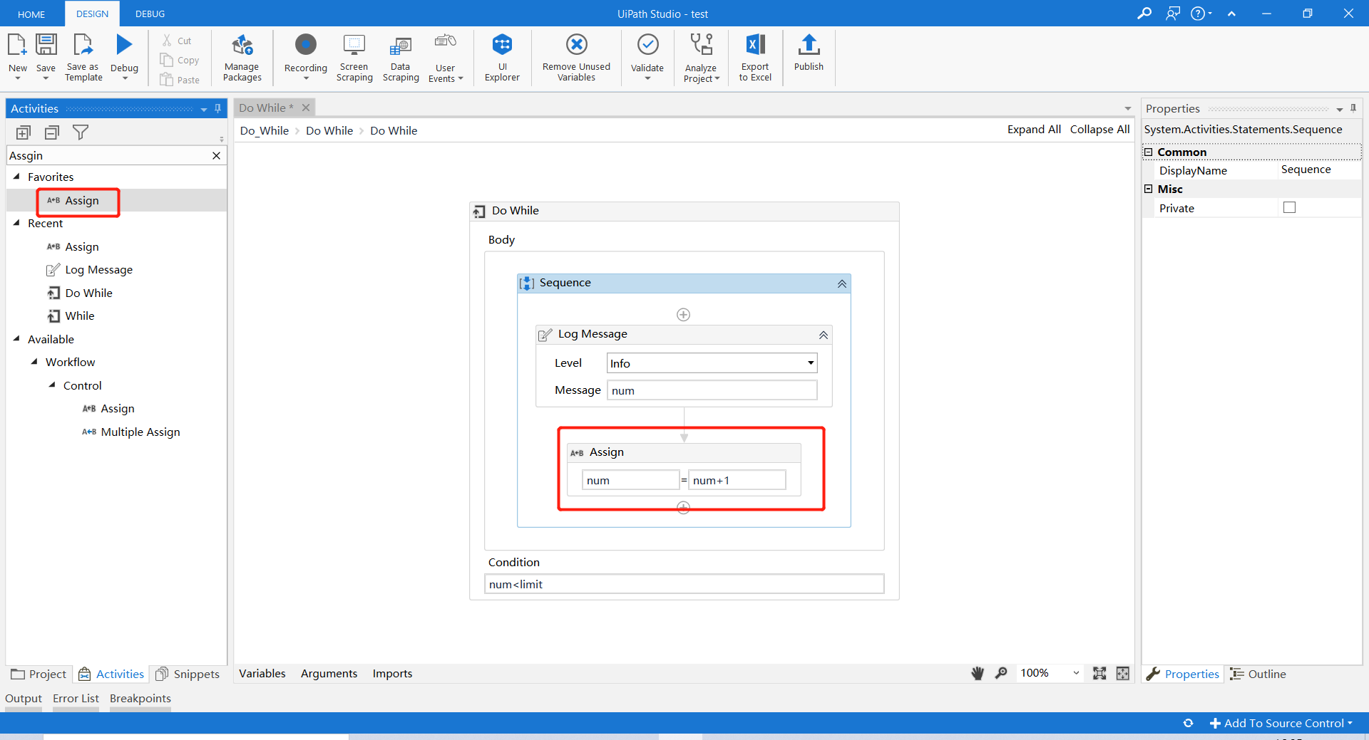 UiPath循环活动Do While的介绍和使用_uipath do while-CSDN博客