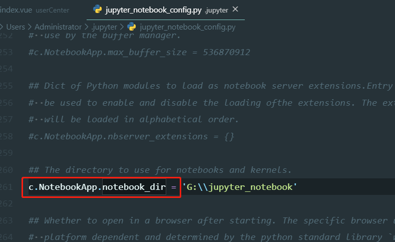 Jupyter Notebook 更改默认目录_更改jupyter的默认目录-CSDN博客