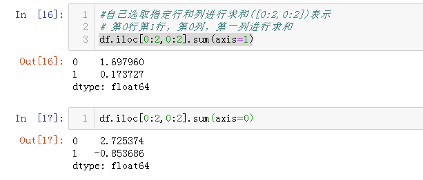 对矩阵中的指定行和指定列进行求和（以及pandas常见用法）数值矩阵特定行列相加 Csdn博客 0033