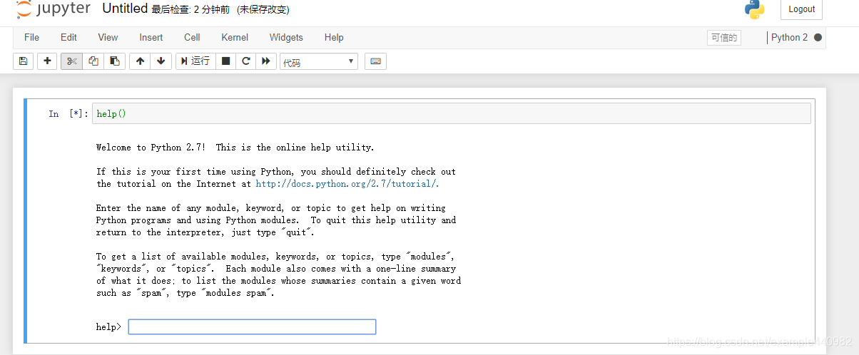 在jupyter Notebook中同时安装python3和python2(可以在jupyter中随意切换)jupyter Notebook Python2 和python3 Csdn博客 6036