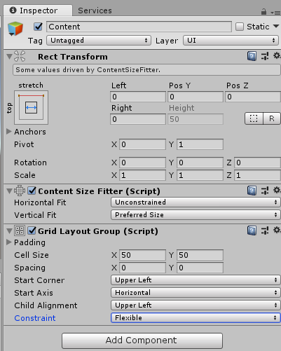 Unity组件scroll view的自动伸缩_unity vertical layout group 自动伸缩-CSDN博客