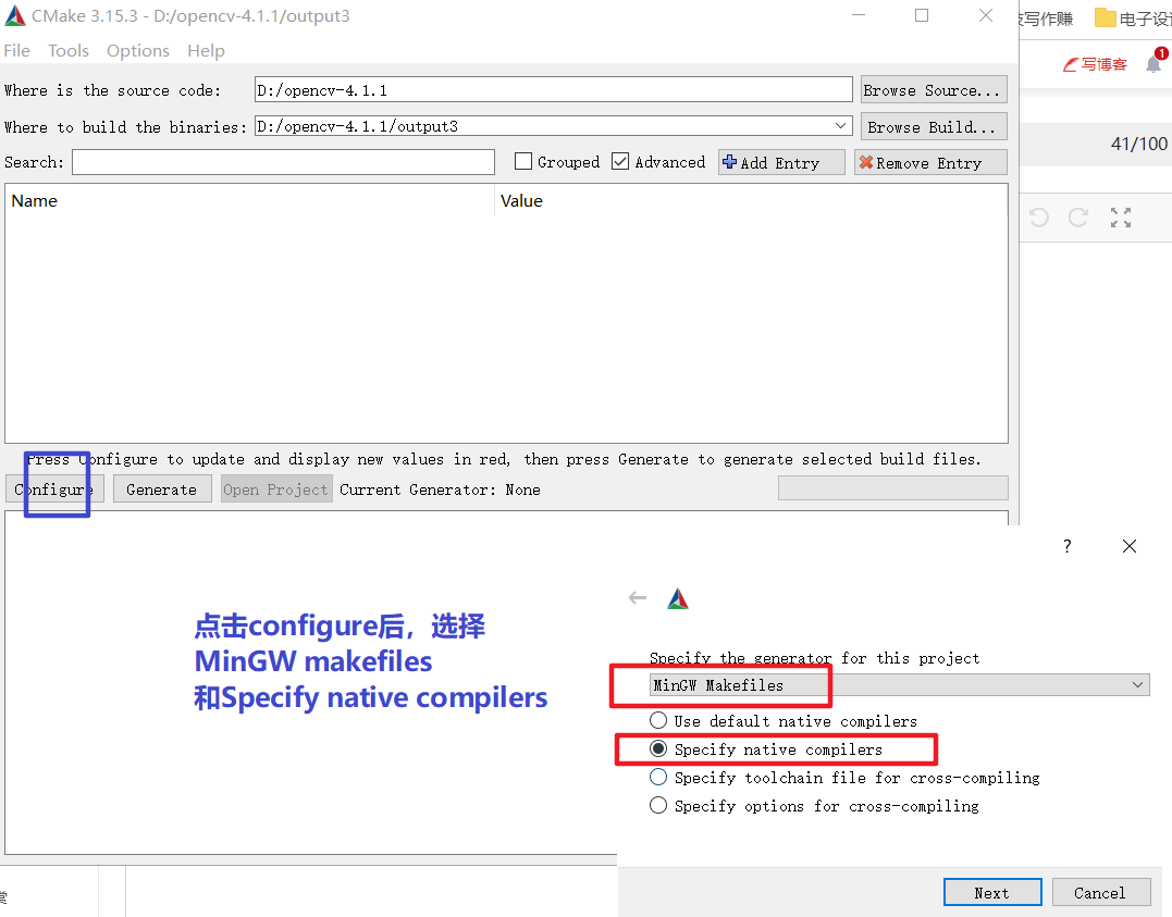 CMake Error: CMake was unable to find a build program corresponding to "Ninja". - 程序员大本营
