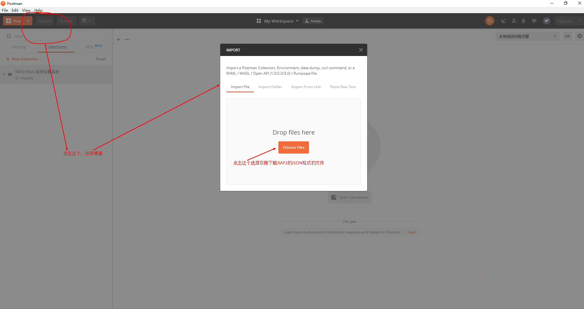 RAP2接口文档导入到Postman，到实现用Postman测试_postman的collection如何导入rap2-CSDN博客