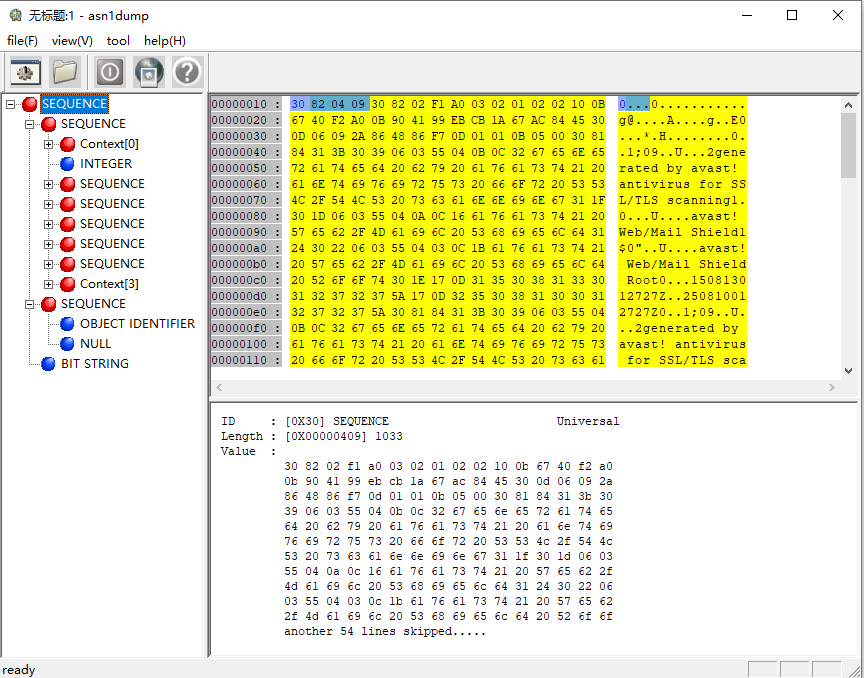 介绍一个 Windows 平台上的开源工具软件 ASN.1 Editor_asn1editor-CSDN博客