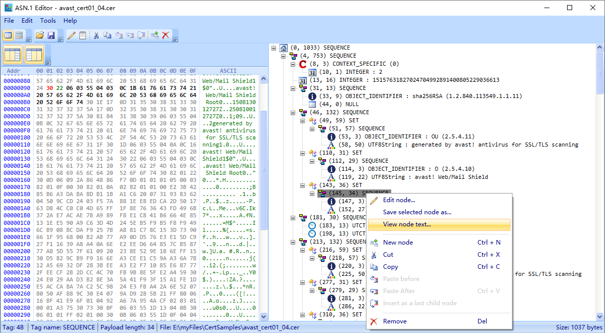 介绍一个 Windows 平台上的开源工具软件 ASN.1 Editor_asn1editor-CSDN博客
