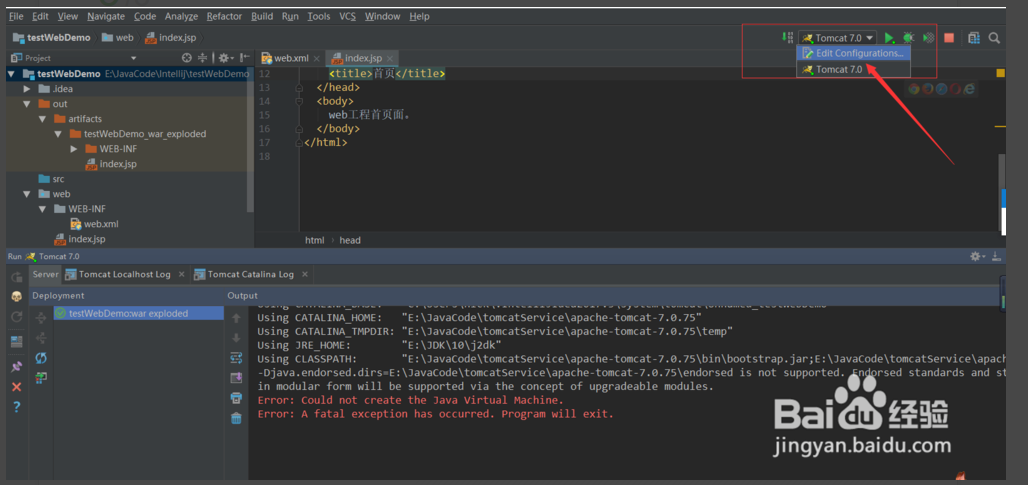 idea Error: Could not create the Java Virtual_idea error: could not ...