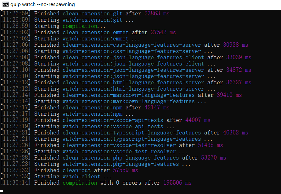 如何编译运行vscode源码_vscode源码编译-CSDN博客