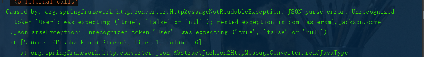 I/O error on GET request for "http://localhost/user/1": Connection refused: connect; nested ...