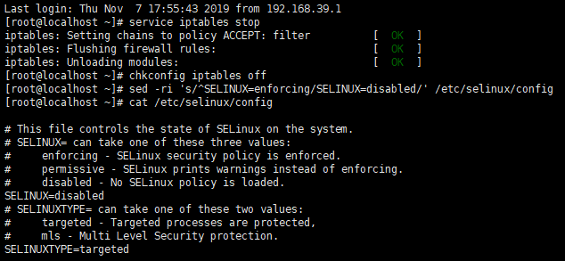 怎样关闭centos 6，7，8 iptables防火墙和关闭selinux_centos7.8 iptables 停止-CSDN博客