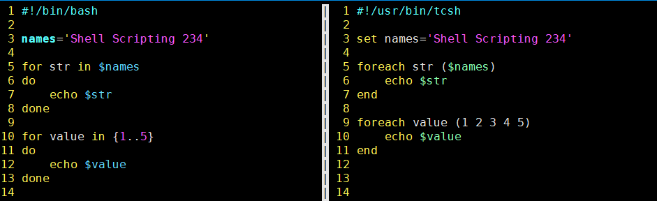 Bash 和 Tcshcsh的不同，带例子tcsh 彩色 Csdn博客 