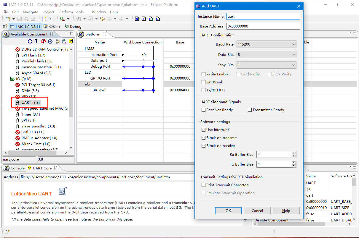 Lattice FPGA ecp5u mico32软核使用_lattice mico32 system-CSDN博客