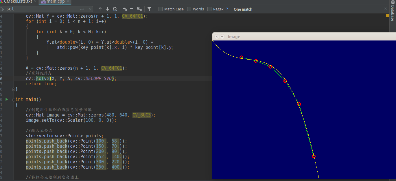 【学习OpenCV】基于opencv的直线和曲线拟合与绘制（最小二乘法）_opencv最小二乘法拟合二次曲线-CSDN博客