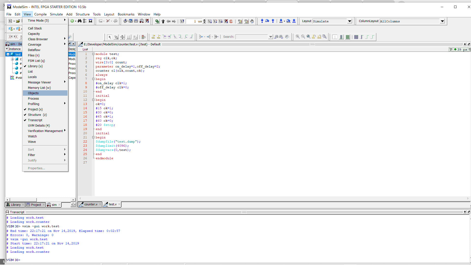 ModelSim simulation waveform Guide - Programmer Sought