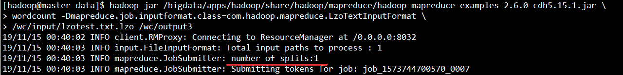 Hadoop configuration compression and LZO support fragmentation - Programmer Sought