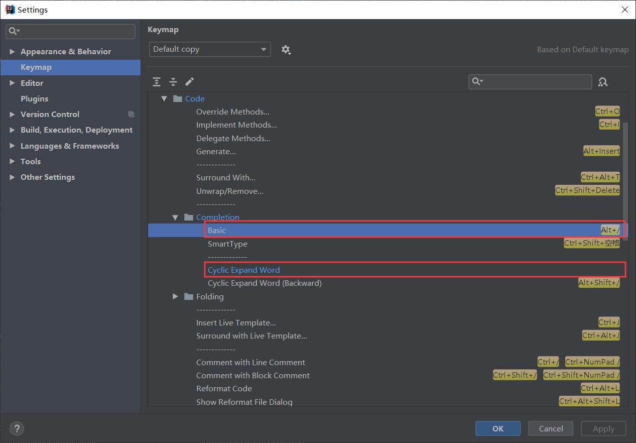 Idea设置ALT+/代码提示_jccycl-CSDN博客
