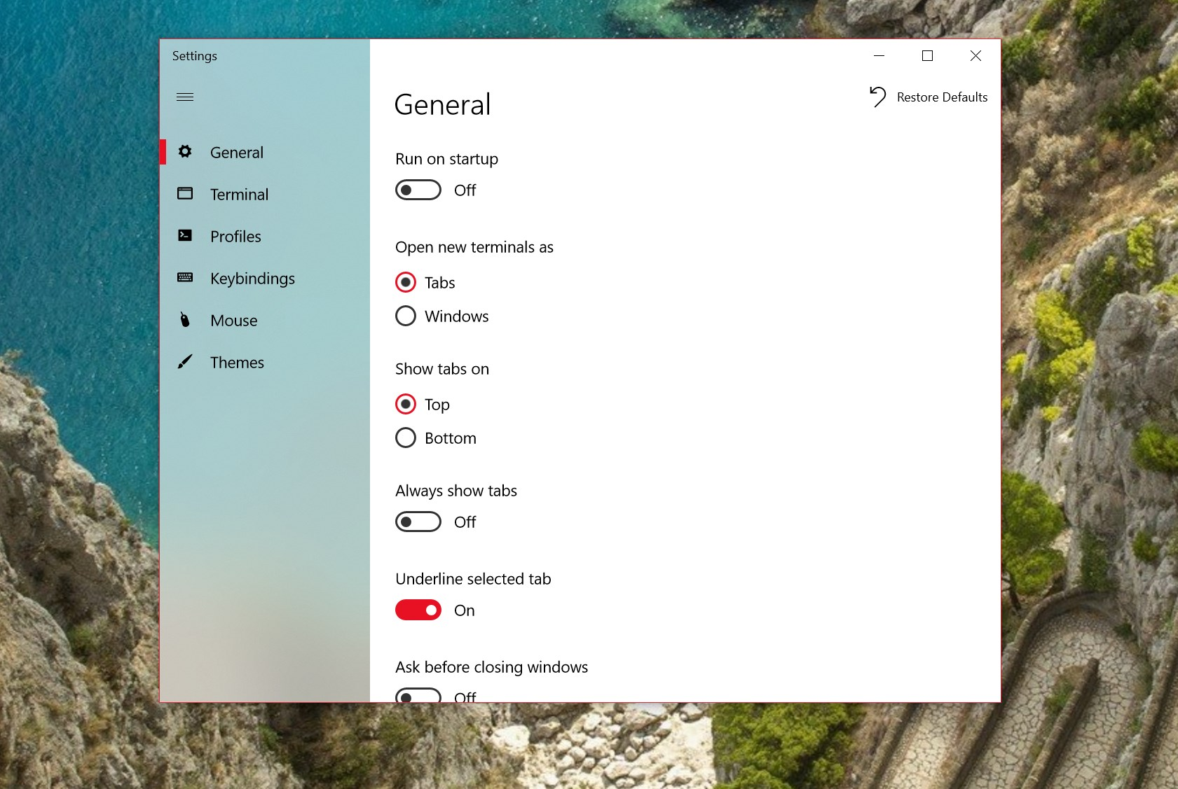 比Windows Terminal更好用的win10终端——FluentTerminal_fluent terminal-CSDN博客