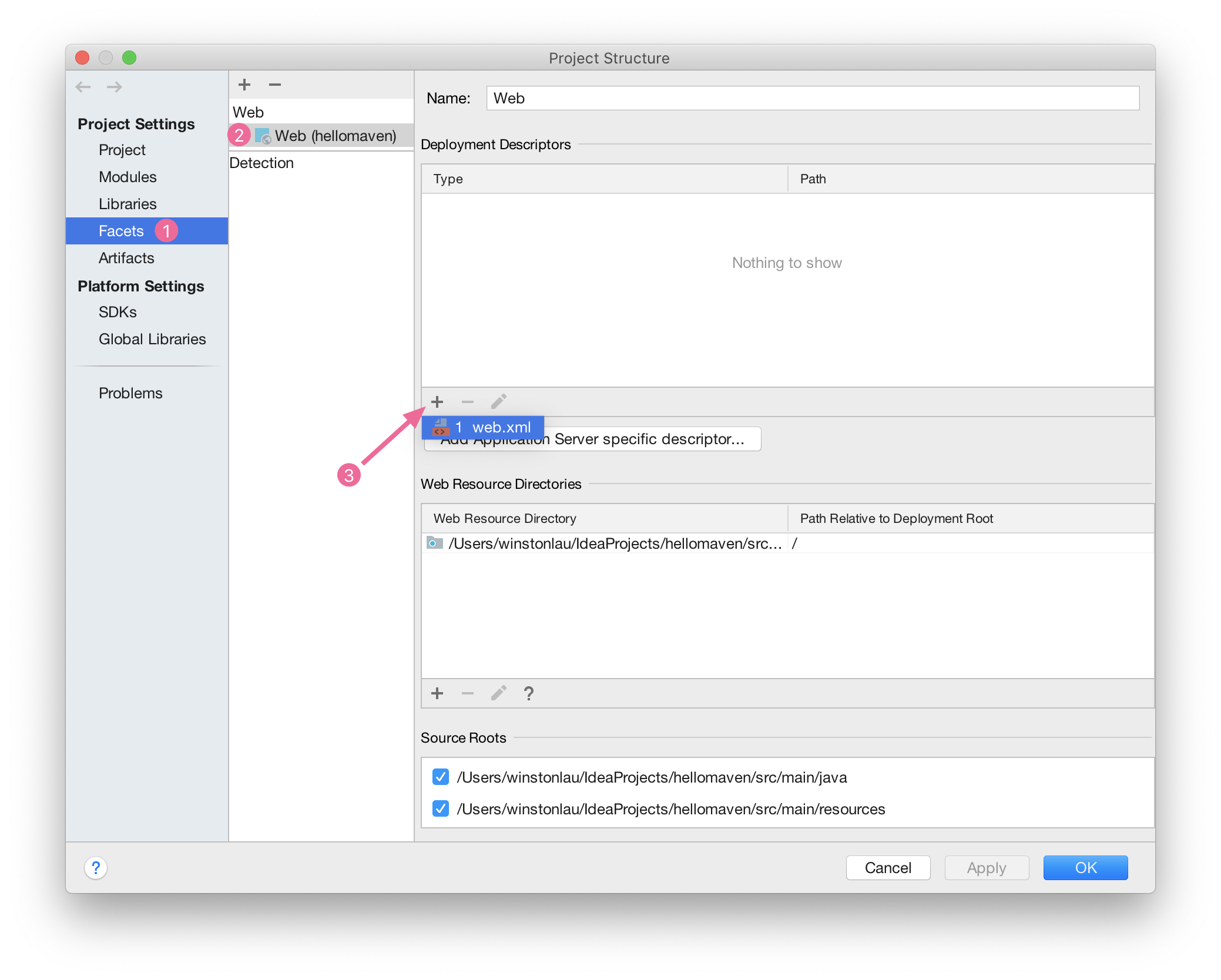 项目创建好后，如何在idea中自动添加web.xml文件_idea64里怎么设置自动添加web目录-CSDN博客