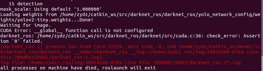 Darknet问题：CUDA Error: __global__ function call is not configured_call to global function not ...
