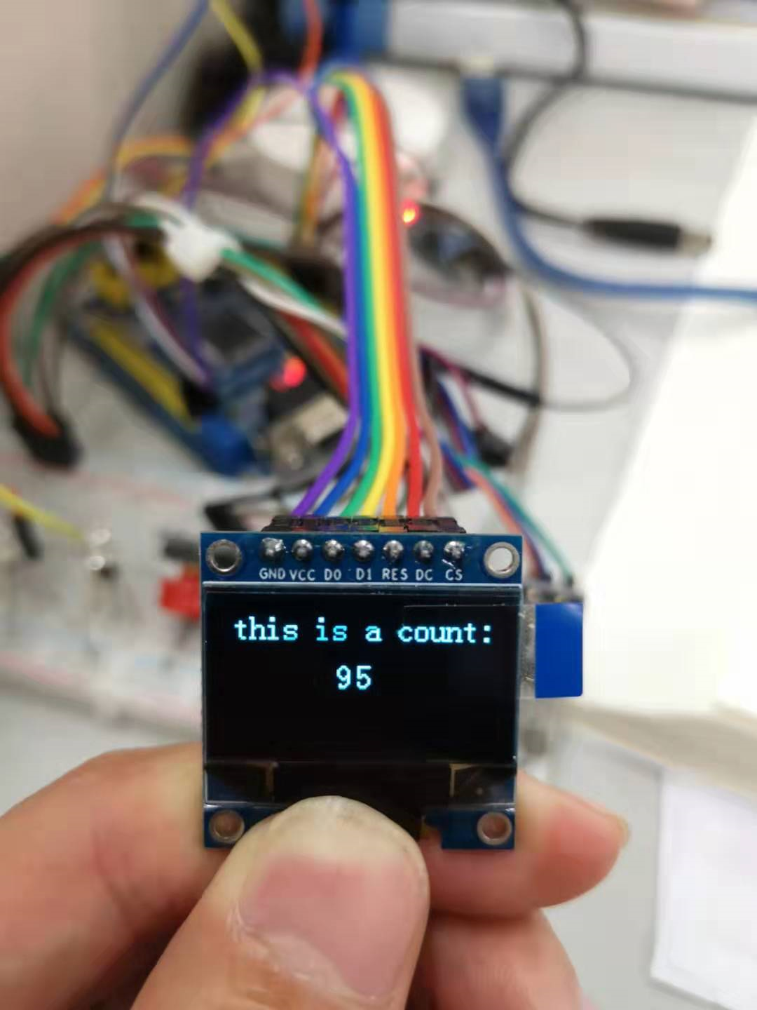 STM32使用OLED显示一个简单的计数器_stm32oled计算器-CSDN博客