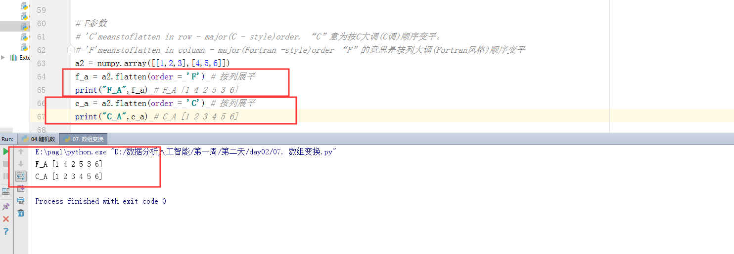 Python 数据分析（二）numpy模块详解 Numpy的使用 使用numpy属性创建数组 Numpyrandom相关方法 数据类型 数组元素访问 数组操作（变换展