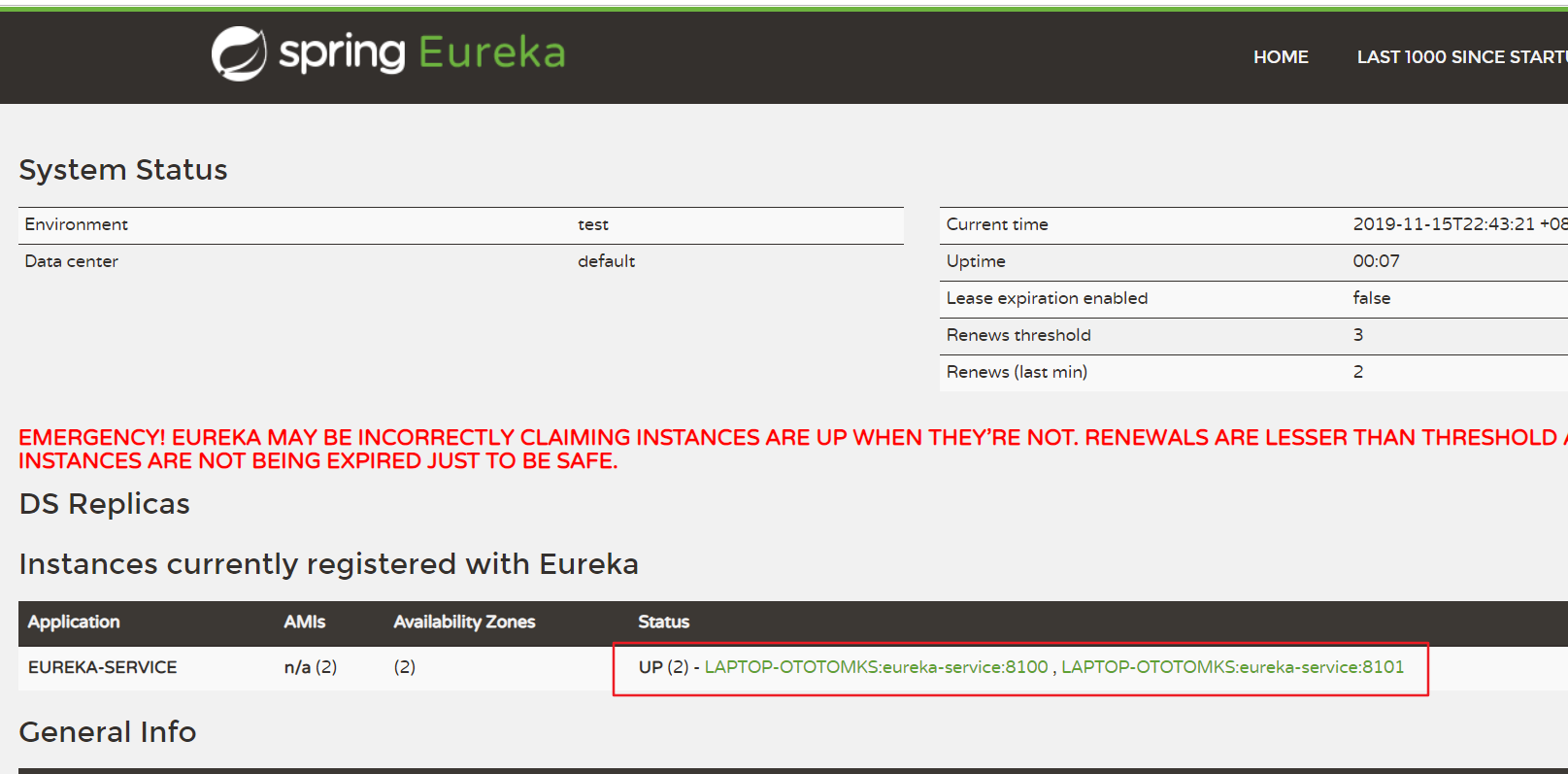 springcloud-eureka高可用集群搭建_搭建eureka的高可用(eureka集群-CSDN博客