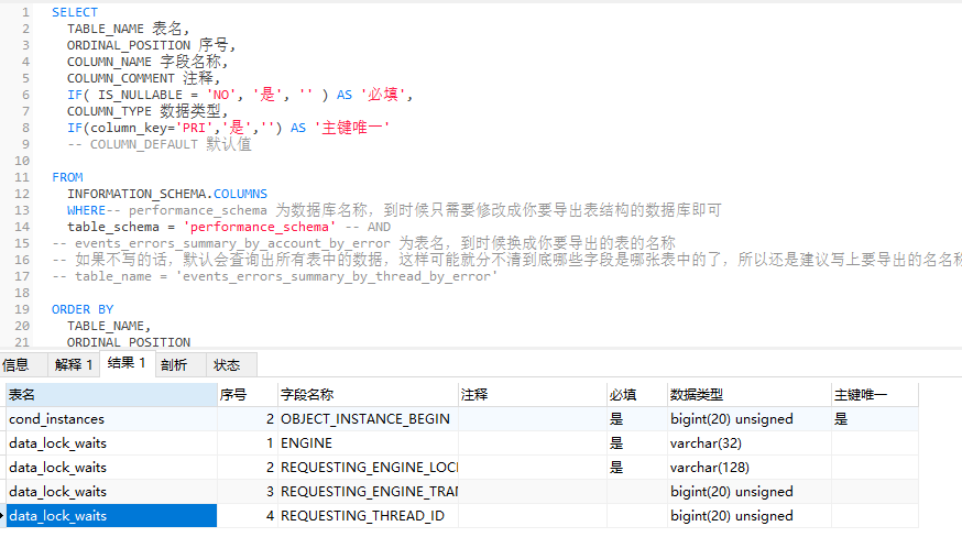 【Navicat】Navicat：Navicat 导出表结构（表设计）为 EXCEL 格式_navicat 导出表结构sql-CSDN博客