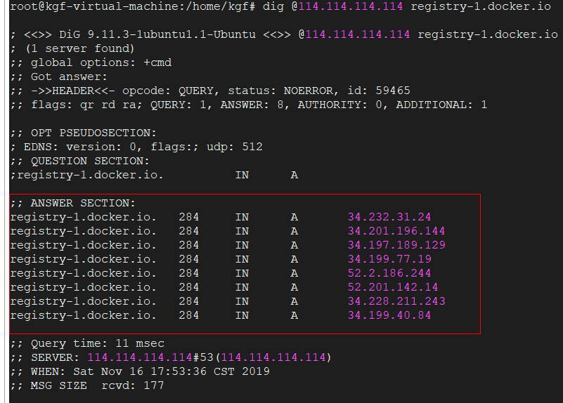 Error response from daemon: Get https://registry-1.docker.io/v2/: dial tcp: lookup registry-1 ...