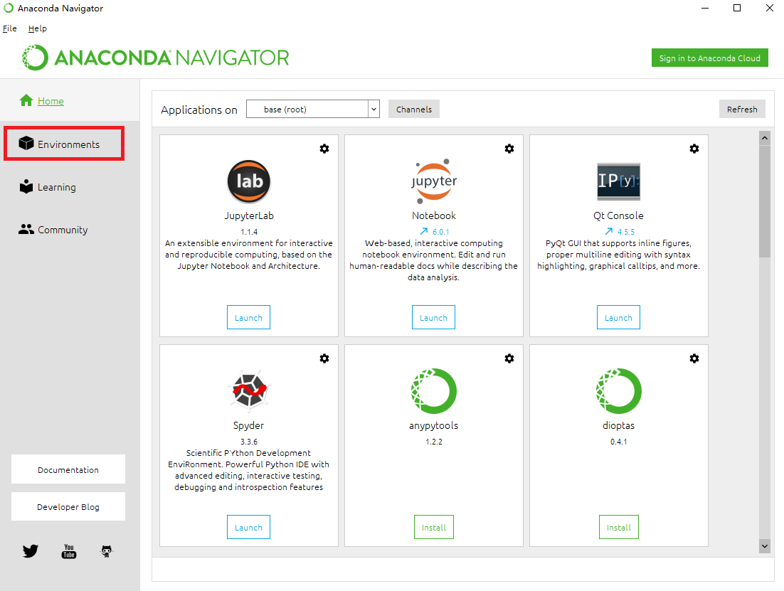 Anaconda 使用 Navigator 安装 Tensorflow（包括 Anaconda 安装）tensorflow Anaconda Navigator Csdn博客 