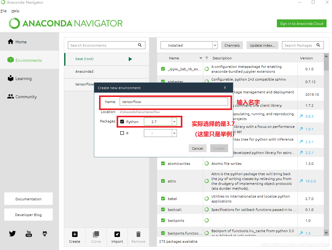 简单环境构建:anaconda Navigator中安装tensorflow和keras E Core 博客园