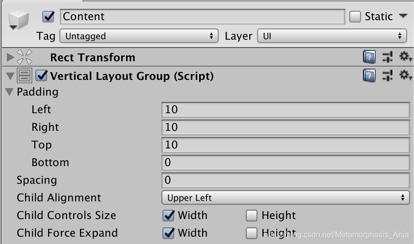 Unity3d Ui系统 折叠展开公告板metamorphosisanja的博客 Csdn博客unity折叠ui