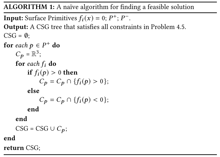 InverseCSG: Automatic Conversion of 3D Models to CSG Trees_网格模型转csg模型 ...