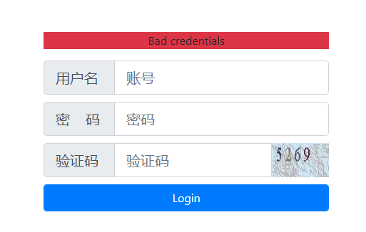 springSecurity重定义Bad credentials信息 ...