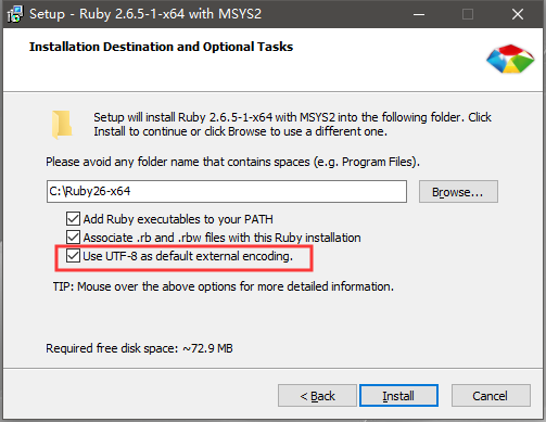 第一章：Ruby 安装 - Windows_rubyinstaller-2.6.5-1-x64-CSDN博客
